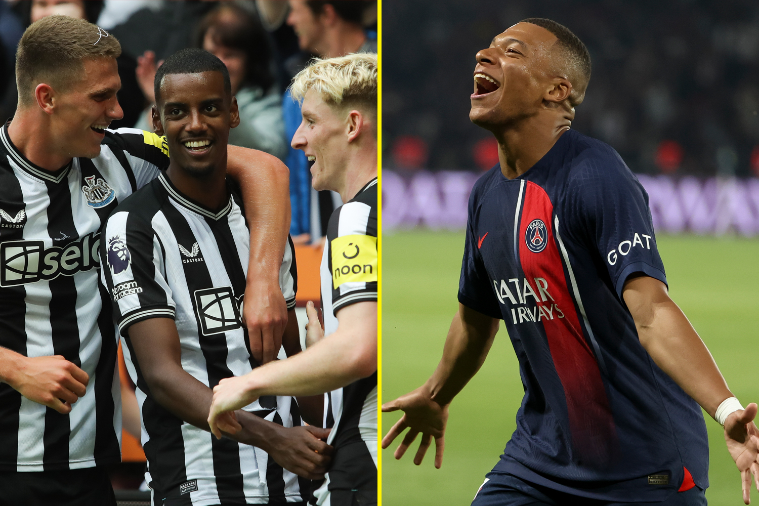 Newcastle vs PSG, un duelo árabe